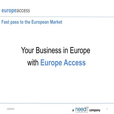 Presentation of Europe Access | PPT