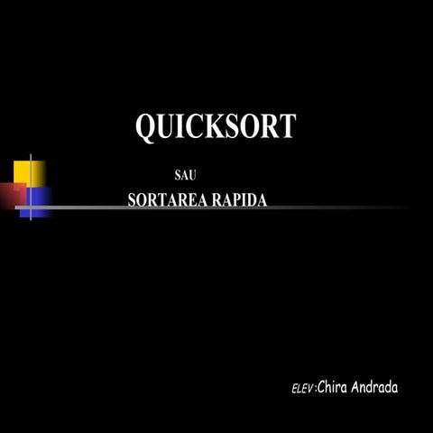 Quicksort | PPT
