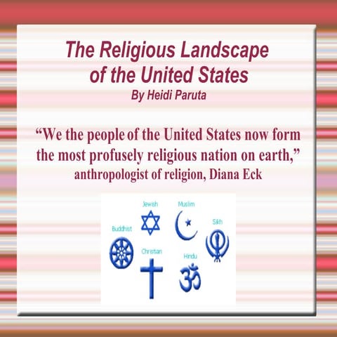 Religious Landscape of the US | PPT