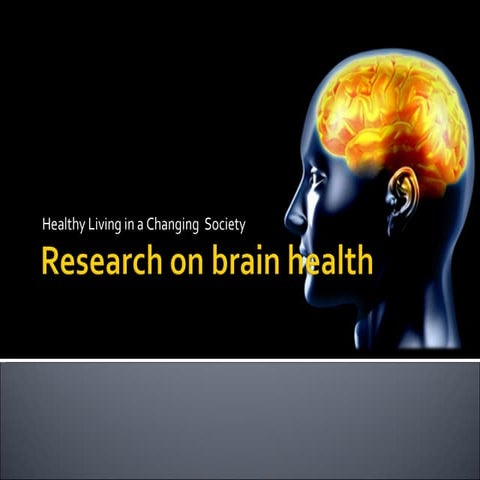 Research On Brain Health | PPT