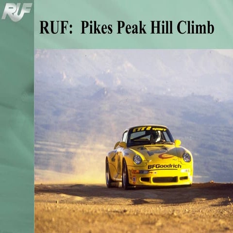 RUF at Pikes Peak Int'l Hill Climb | PPT