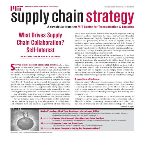 MIT Article October 2006 | PDF