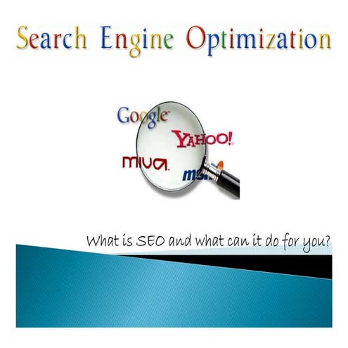 What is SEO and how can it help your website | PPT