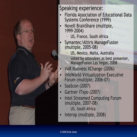 Speaking Experience | PPT