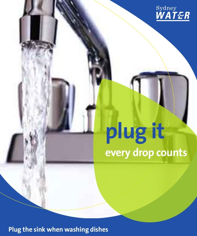 Sydney Water Plug It Plug The Sink When Washing Dishes