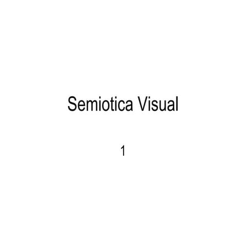 Semiotica Visual | PPT