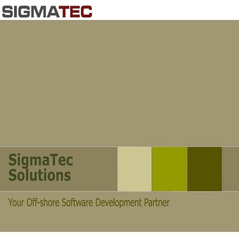 SigmaTec Solutions | PPS | Computer Software and Applications | Computing