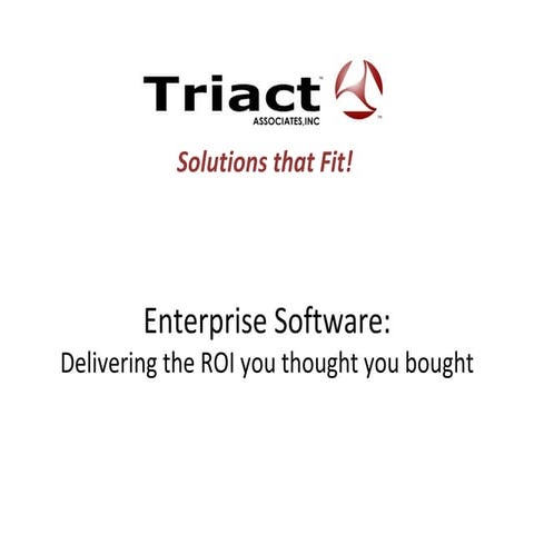 Solutions That Fit | PPT | Logistics | Business