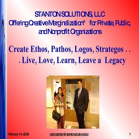 Stanton Solutions And Creative Marginalization™ | PPT