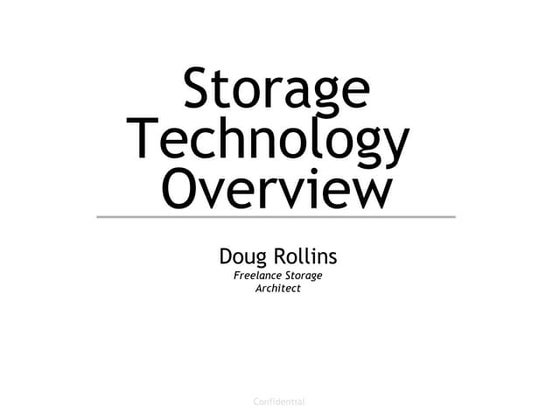 Basics of storage Technology | PPTX | Computer Networking | Computing