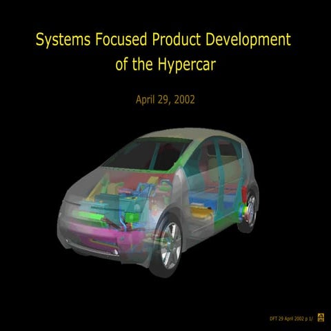 Systems Focused Product Development Of The Hypercar | PPS | Automotive ...