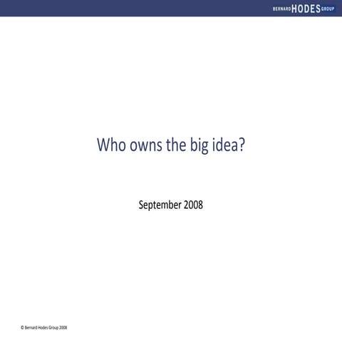 What's the Big Idea? | PDF