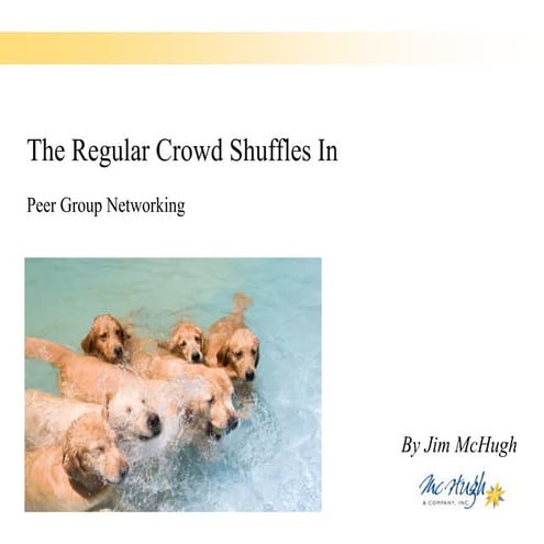 The Regular Crowd Shuffles In | PPT