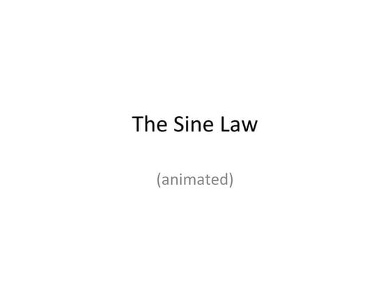 6 1 2 law of sines and cosines | PDF | Physics | Science