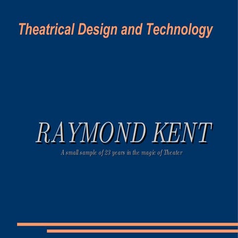 Theater Technical And Design | PPT