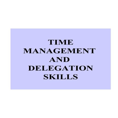 Delegation | PDF
