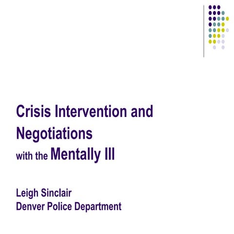 15 crisis hostage negotiation | PPTX