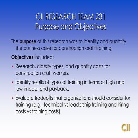 Training Investment | PPT