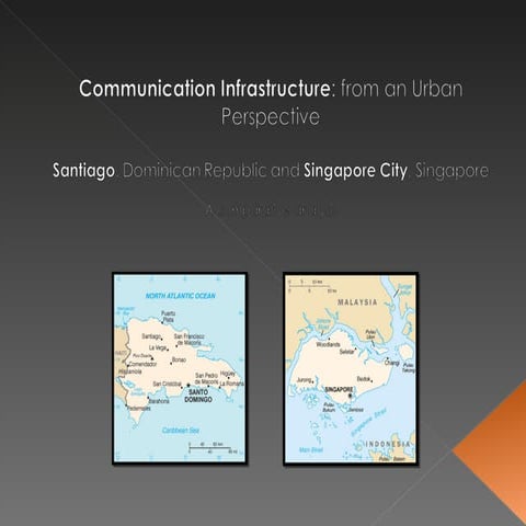 Communication Infrastructure: from an Urban Perspective | PPT
