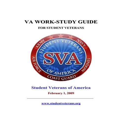 VA Work Study Guide | PDF