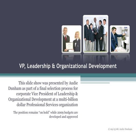 Vp Leadership And Organizational Development | PPT | Human Resources ...