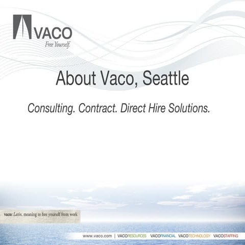 Vaco Financial Seattle, Wa Ppt | PPT