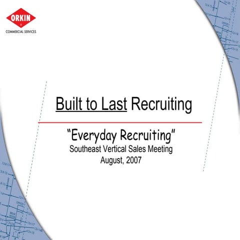 Recruiting - Built to Last | PPT