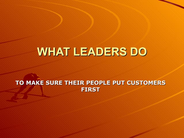 Why Leaders Lead | PPT Why Leaders Lead | PPT