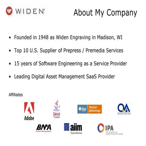 About Widen | PPT