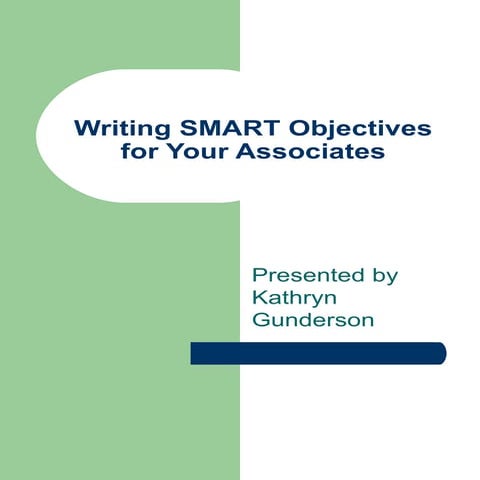 Writing Goals For Your Employees | PPT