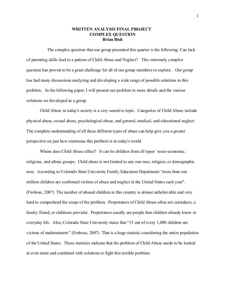 Written Analysis Final Project[1]