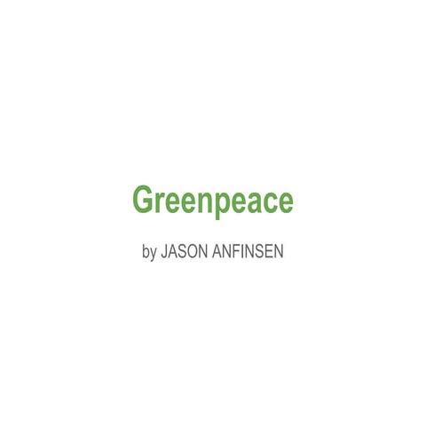 SYP3454_Anfinsen_Final_Project_Greenpeace | PDF