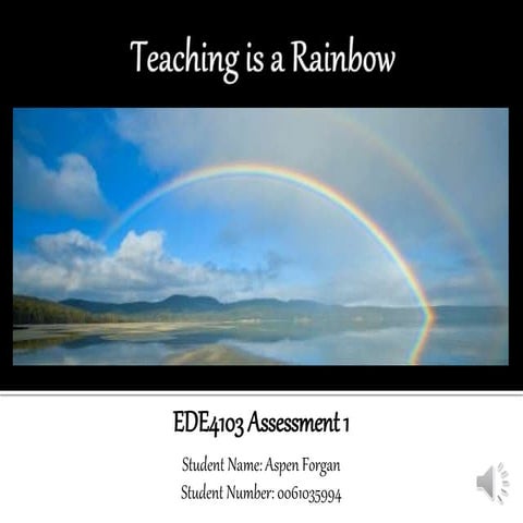 Teaching is a Rainbow | PPT