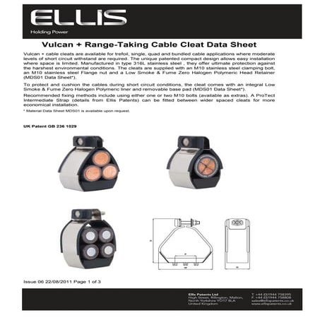 Triplex Cable Surround Data Sheet | PDF