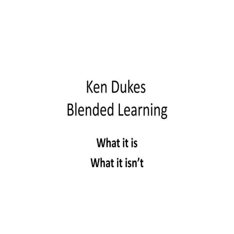 A.r.l. blended learning module 2 project | PPTX