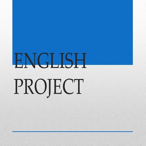 english project on the ncert class 12 deep water lesssoon | PPTX