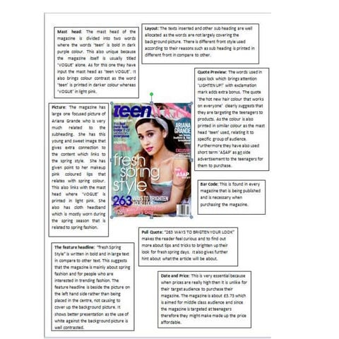 Magazine Analysis | PPTX