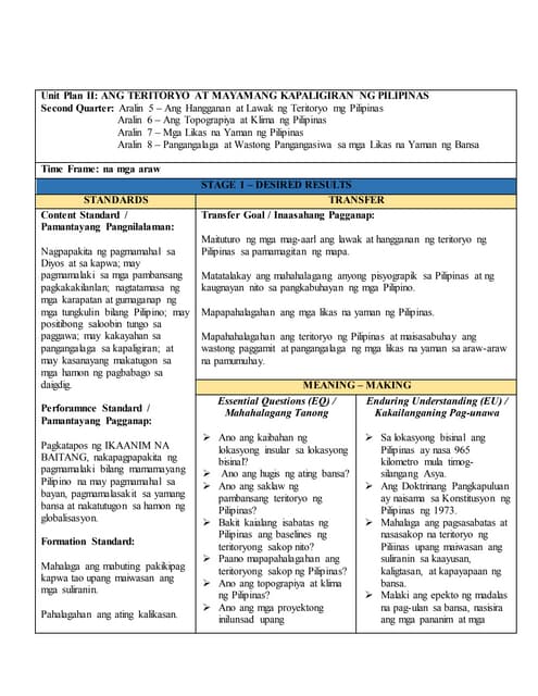 Detalyadong banghay aralin | DOCX