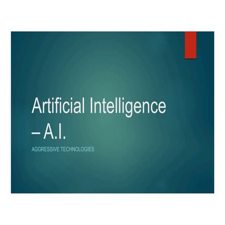 Artificial Intelligence | PPT