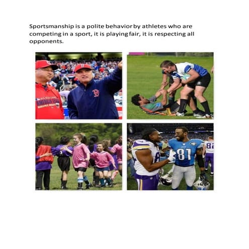Sportsmanship | PDF