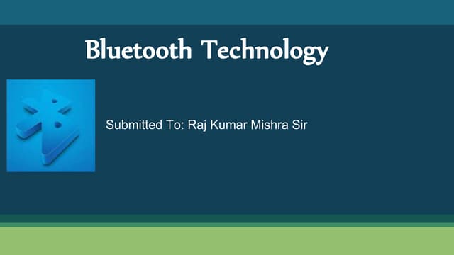 Bluetooth technology | PPT | Computer Peripherals | Computing