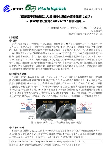 JFCC 「マテリアルズインフォマティクスを応用した高誘電率材料設計システムの開発に成功」 ～ 積層セラミックスコンデンサ誘電体材料の開発に新たな設計指針 ～ | PDF