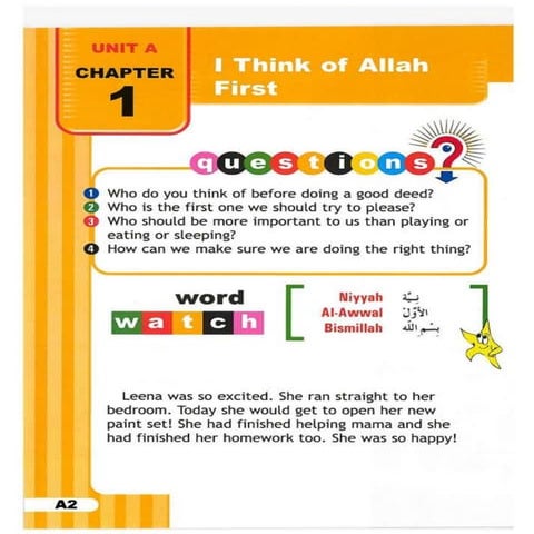 A 1 (i think of allah first) | PPTX