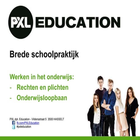 PPT Werken in het onderwijs - rechten en plichten + onderwijsloopbaan ...