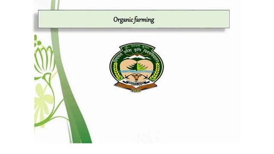 Organic farming | PPTX