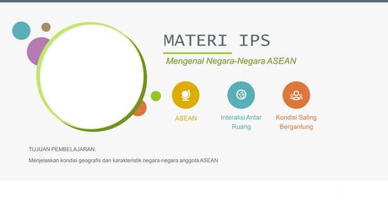 MATERI MENGENAL NEGARA NEGARA ASEAN ILMU PENGETAHUAN SOSIAL | PPT
