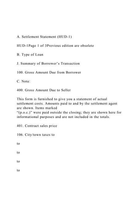 The Closing Disclosure - Example 2015 | PDF
