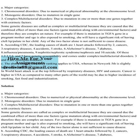 What Are Multifactorial Disorders Pdf