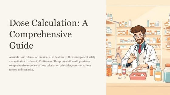 Calculation of Doses | PPTX | Endocrine and Metabolic Diseases ...