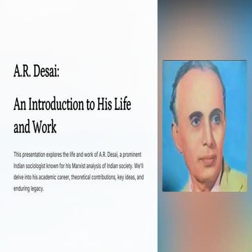 A.R. DESAI on is the PPT PRESENTATION.pdf